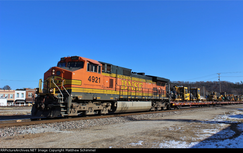 West Bound MoW Train